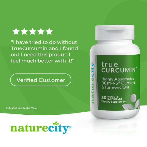 TrueCurcumin Highly Absorbable Curcumin Turmeric BCM-95 | NatureCity®